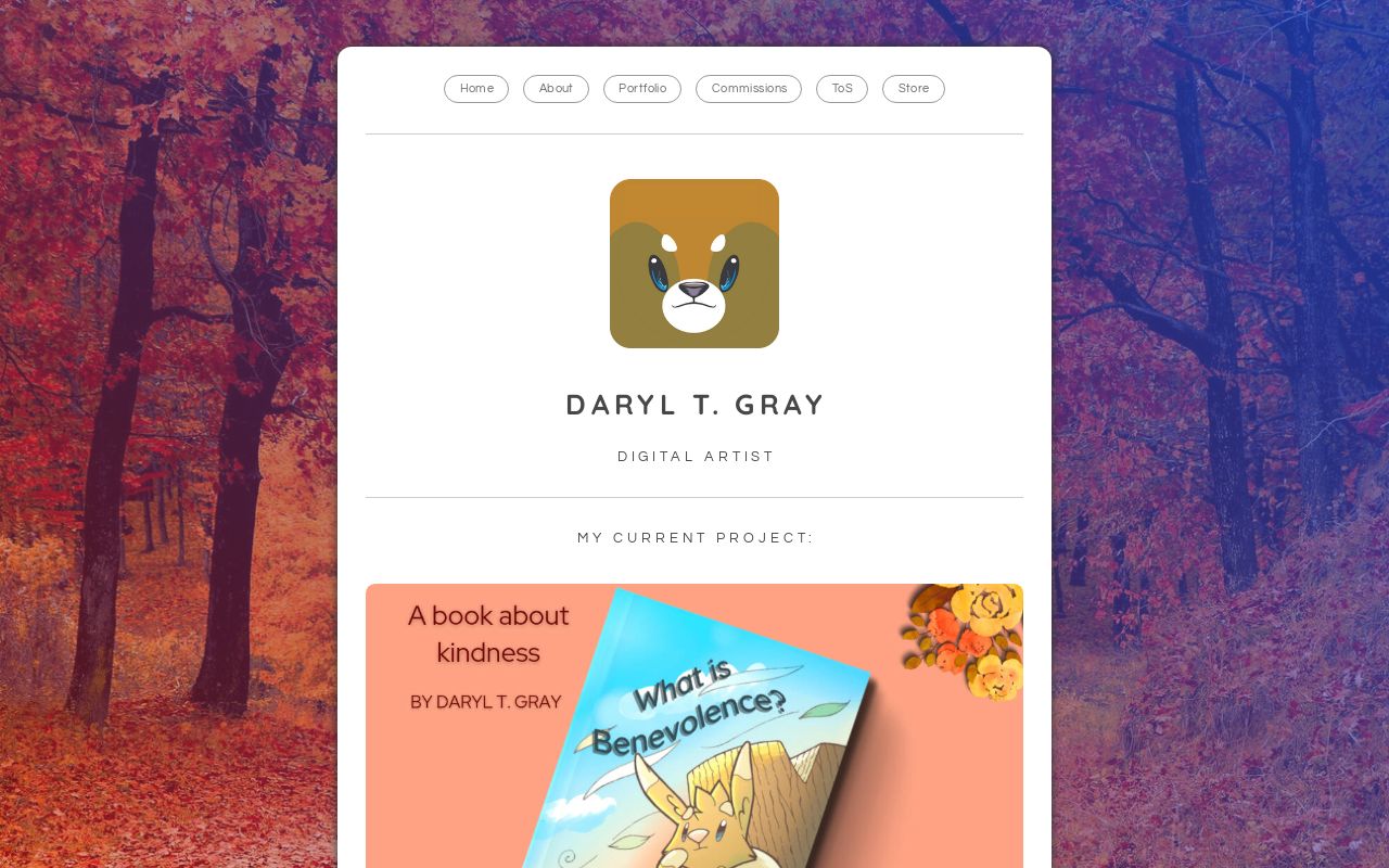 Daryl's Portfolio and Commission Page.